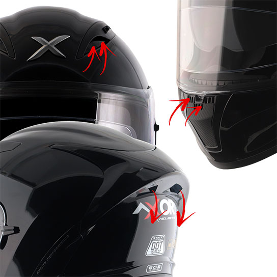 Buy Axor Street Bobby Gloss Helmet Online | Rs.4994.00