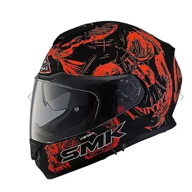 Shop SMK Twister Skull Matt Full Face Helmet | Store4Riders