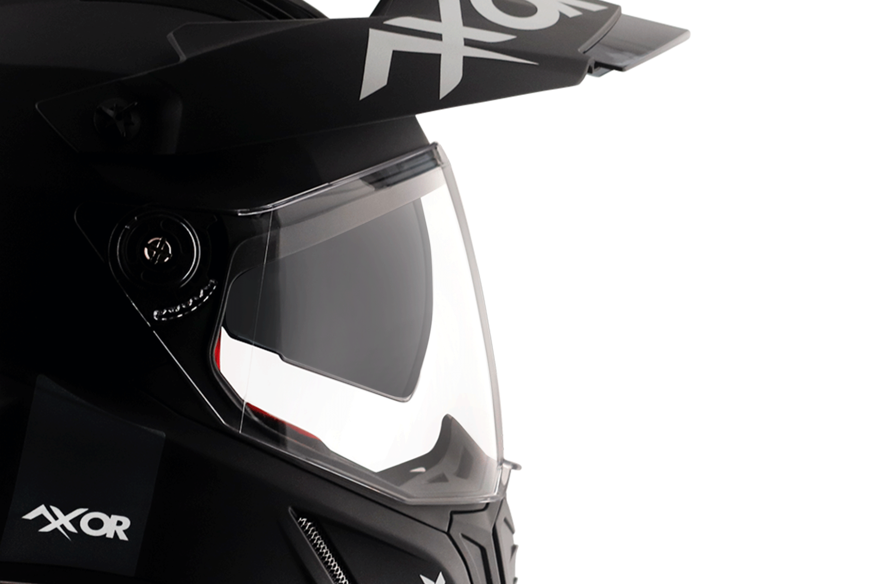 Buy Axor X-Cross Flash Dual Visor Gloss Helmet Online | Rs.6983.00