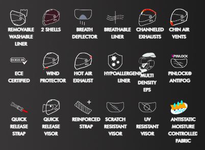 Buy SMK Stellar Werewolf Gloss Helmet online @ Store4Riders.com|SMK ...